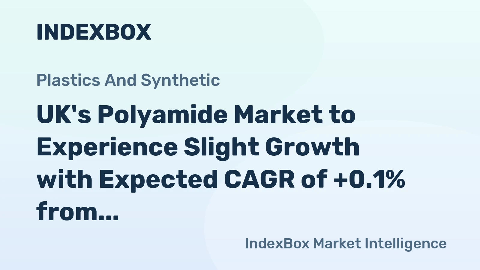 UK's Polyamide Market to Experience Slight Growth with Expected CAGR of +0.1% from 2024-2035