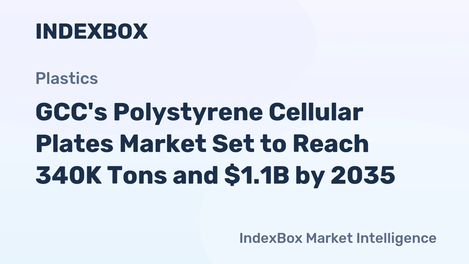 GCC's Polystyrene Cellular Plates Market Set to Reach 340K Tons and $1.1B by 2035