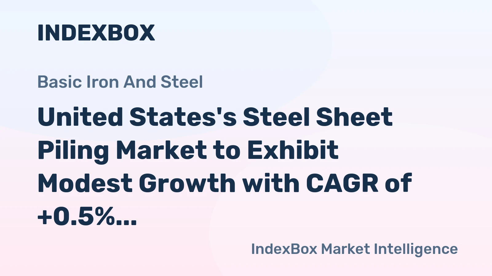 United States's Steel Sheet Piling Market to Exhibit Modest Growth with CAGR of +0.5% Over Next Decade