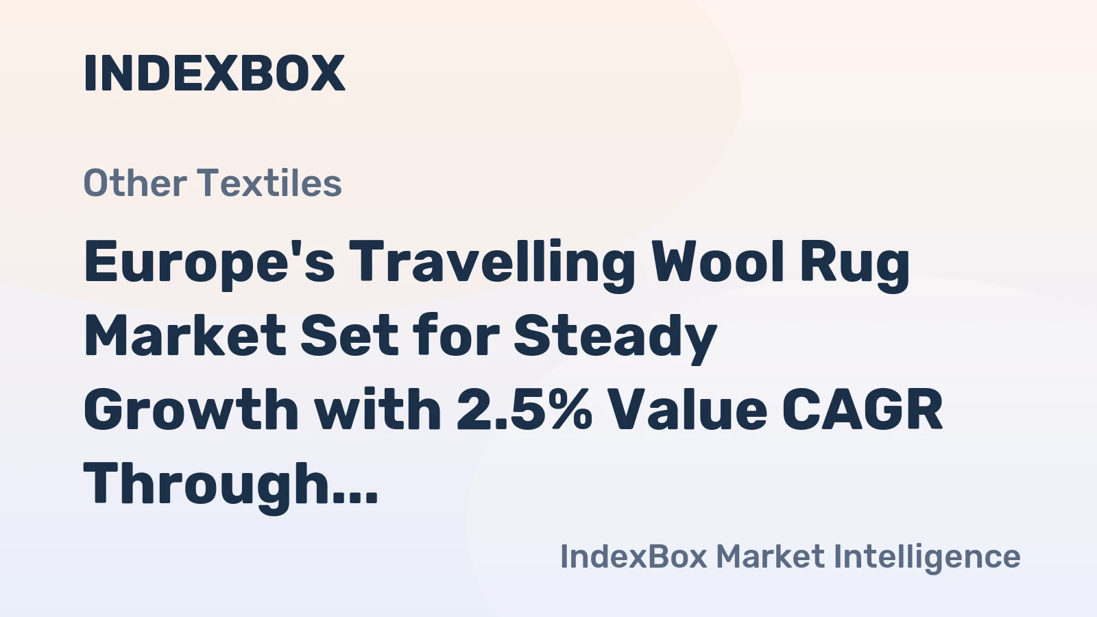 Europe's Travelling Wool Rug Market Set for Steady Growth with 2.5% Value CAGR Through 2035