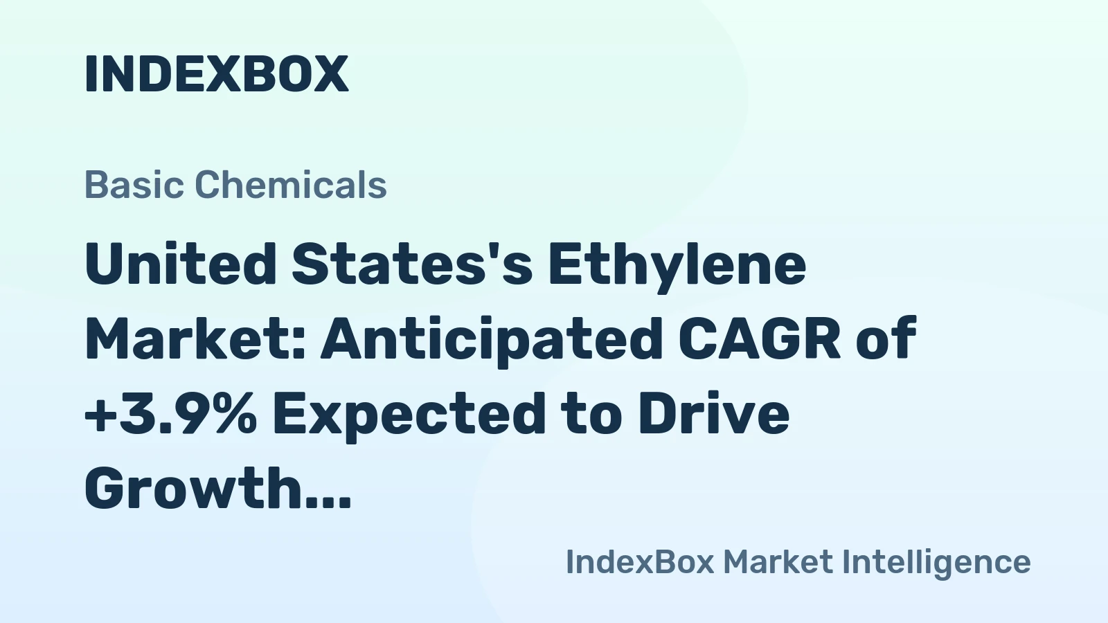 United States's Ethylene Market: Anticipated CAGR of +3.9% Expected to Drive Growth Over the Next Decade