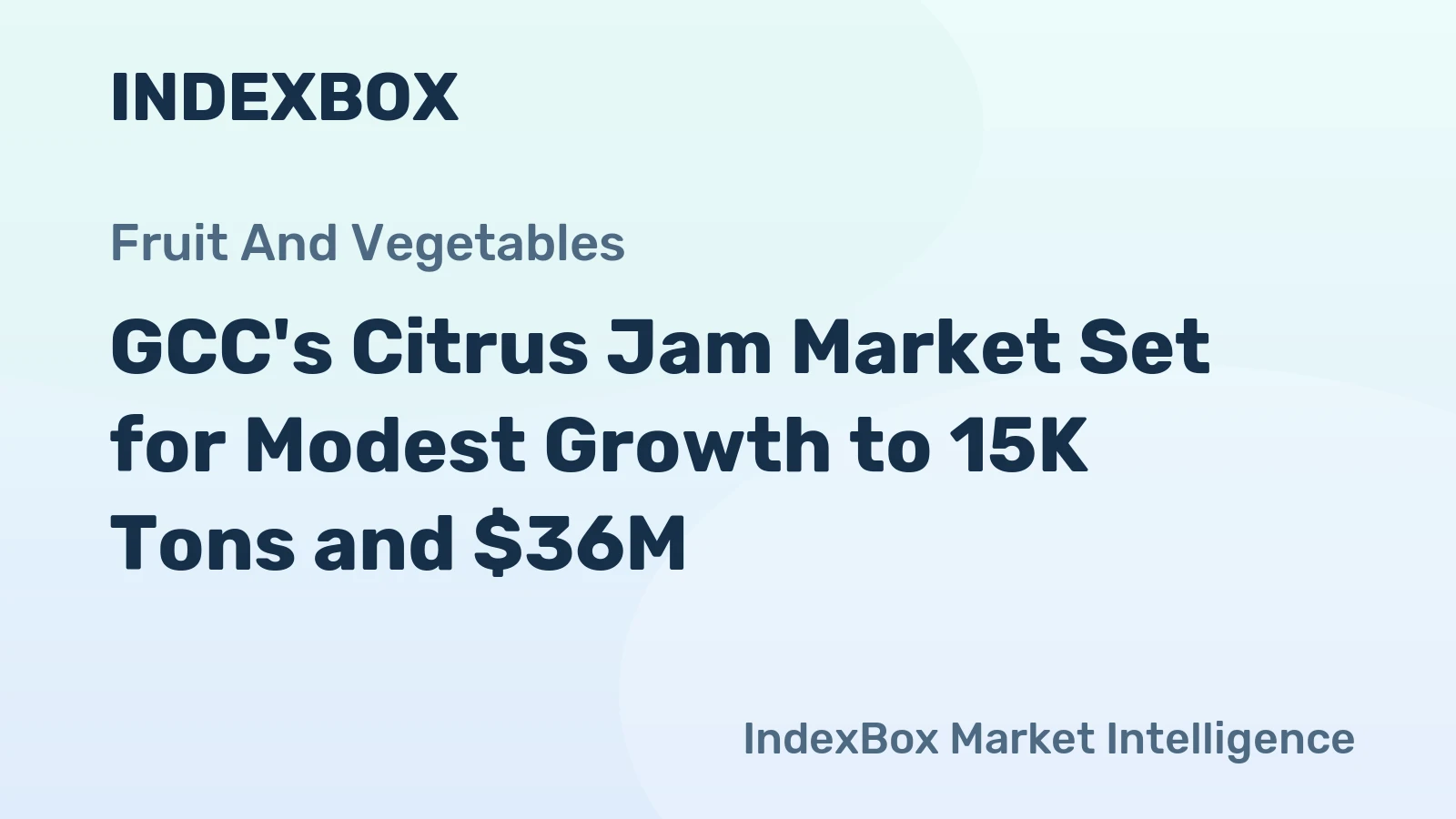 GCC's Citrus Jam Market Set for Modest Growth to 15K Tons and $36M