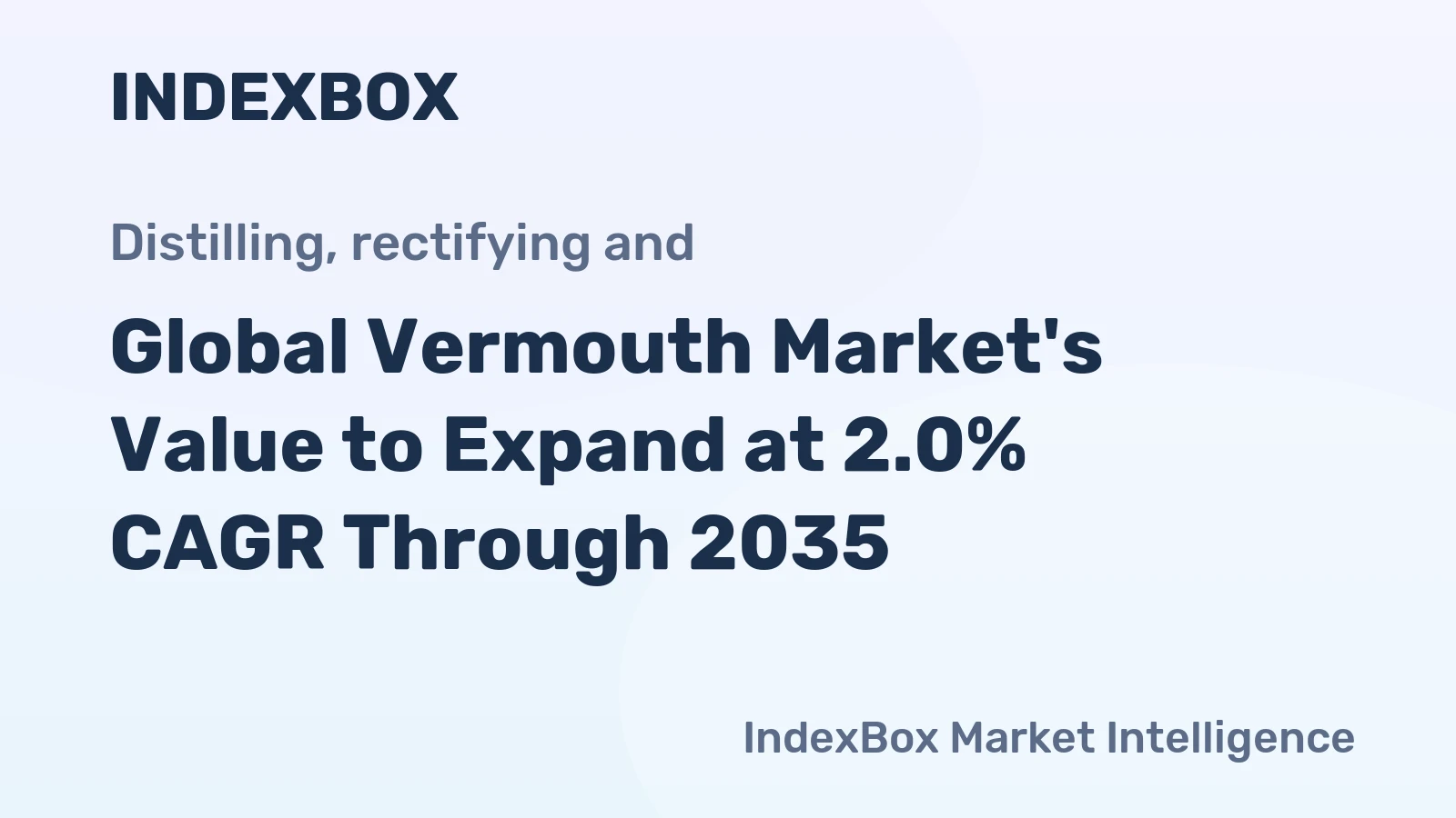 Global Vermouth Market's Value to Expand at 2.0% CAGR Through 2035