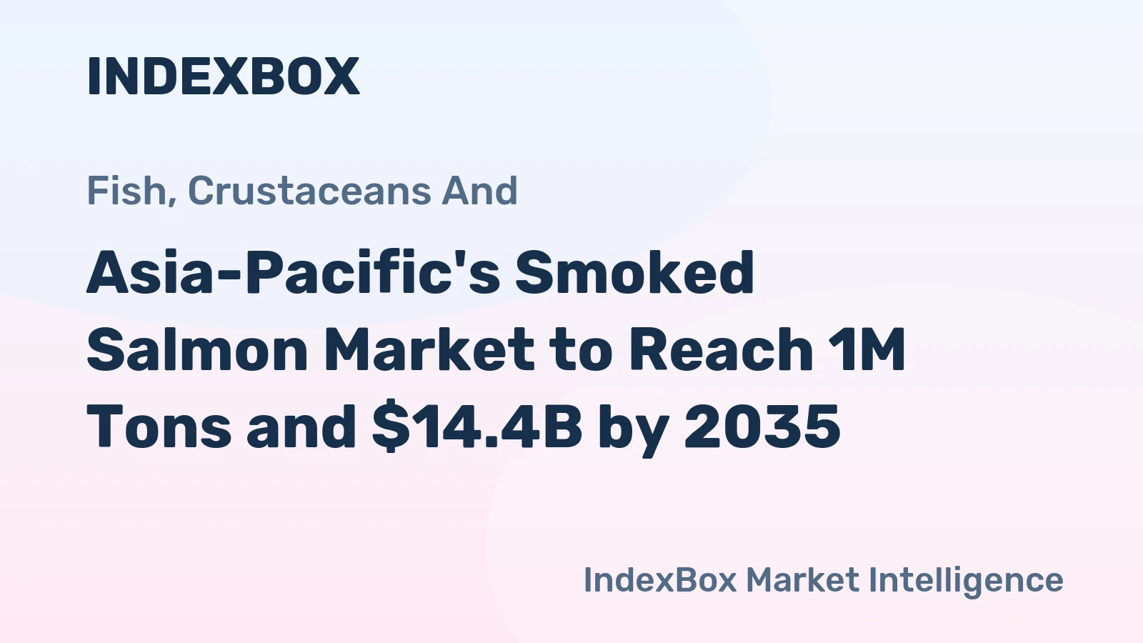 Asia-Pacific's Smoked Salmon Market to Reach 1M Tons and $14.4B by 2035