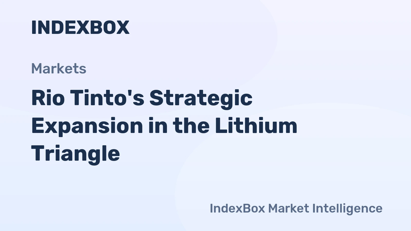 Rio Tinto's Strategic Expansion in the Lithium Triangle