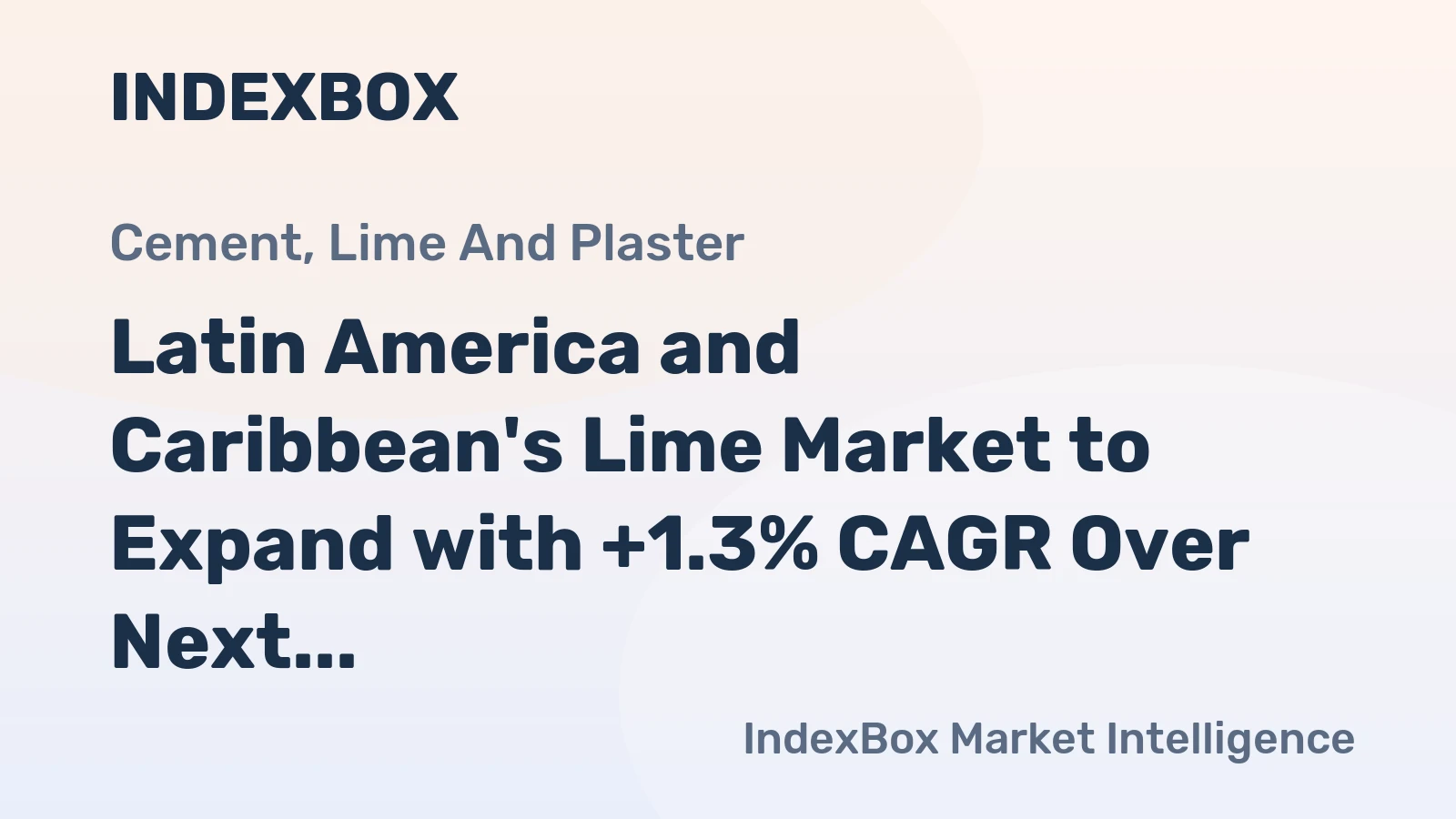 Latin America and Caribbean's Lime Market to Expand with +1.3% CAGR Over Next Decade