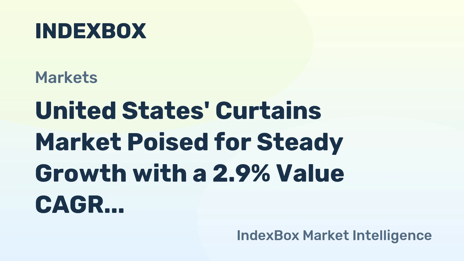United States' Curtains Market Poised for Steady Growth with a 2.9% Value CAGR Through 2035