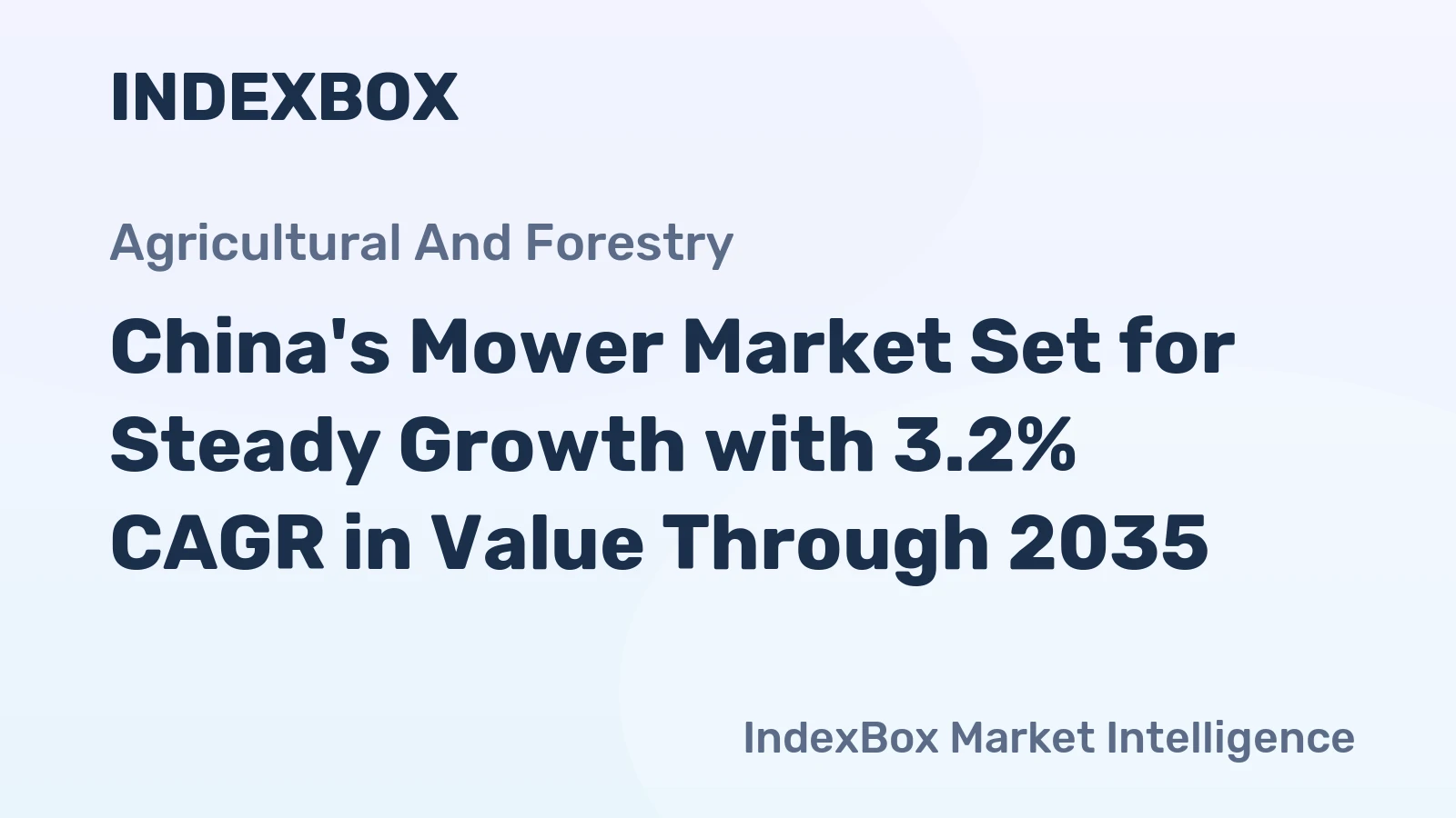 China's Mower Market Set for Steady Growth with 3.2% CAGR in Value Through 2035