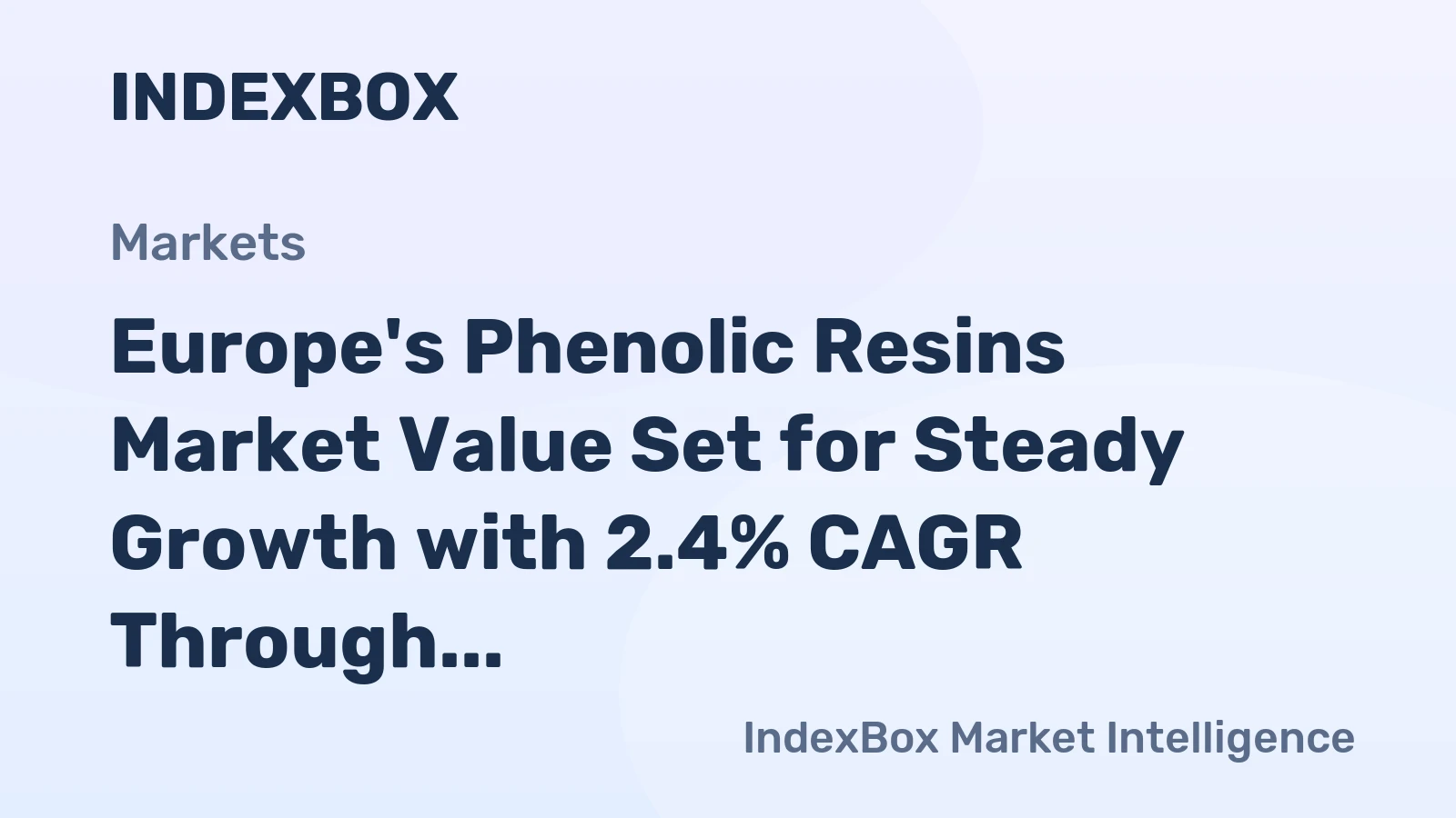 Europe's Phenolic Resins Market Value Set for Steady Growth with 2.4% CAGR Through 2035
