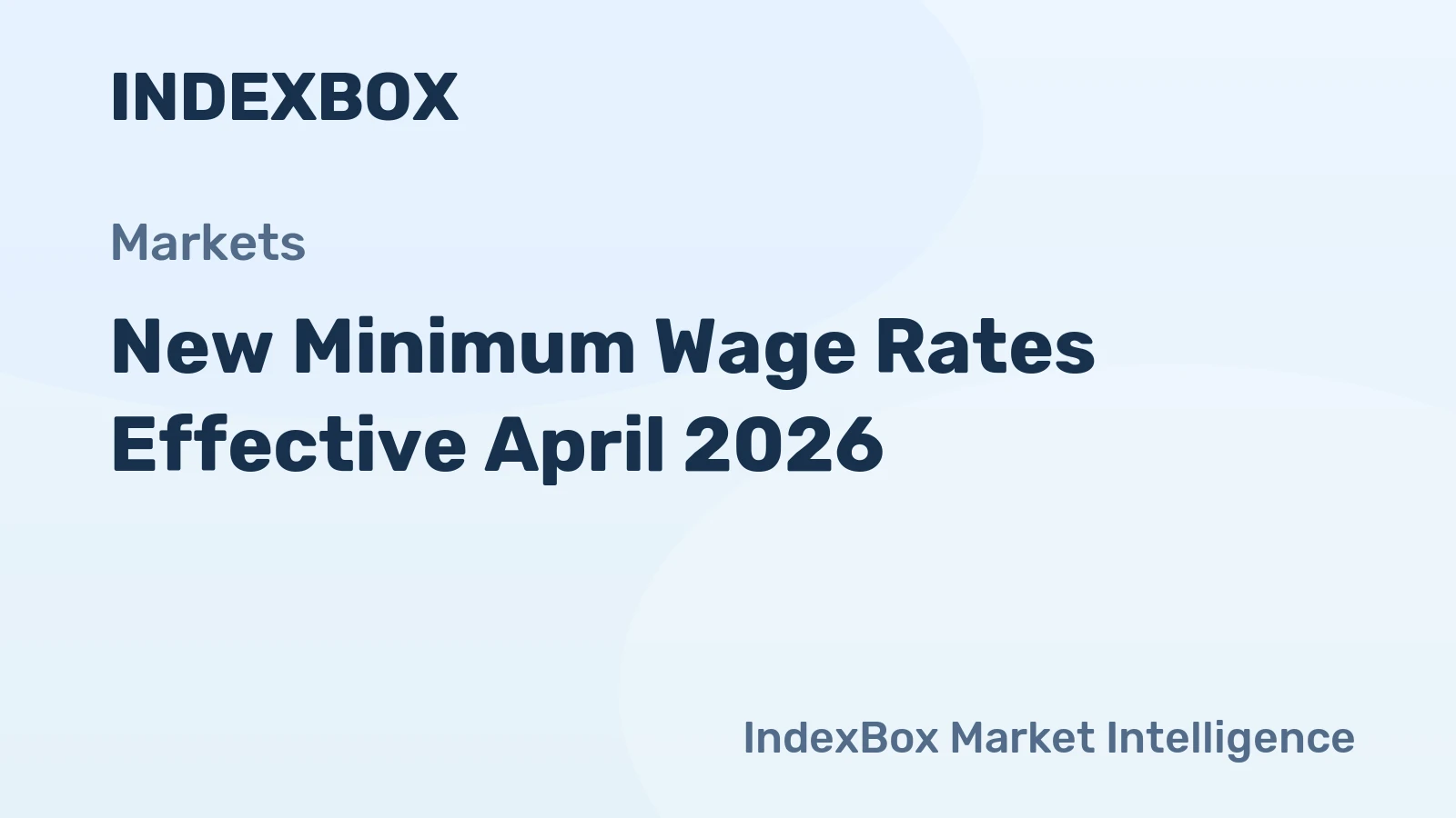 New Minimum Wage Rates Effective April 2026