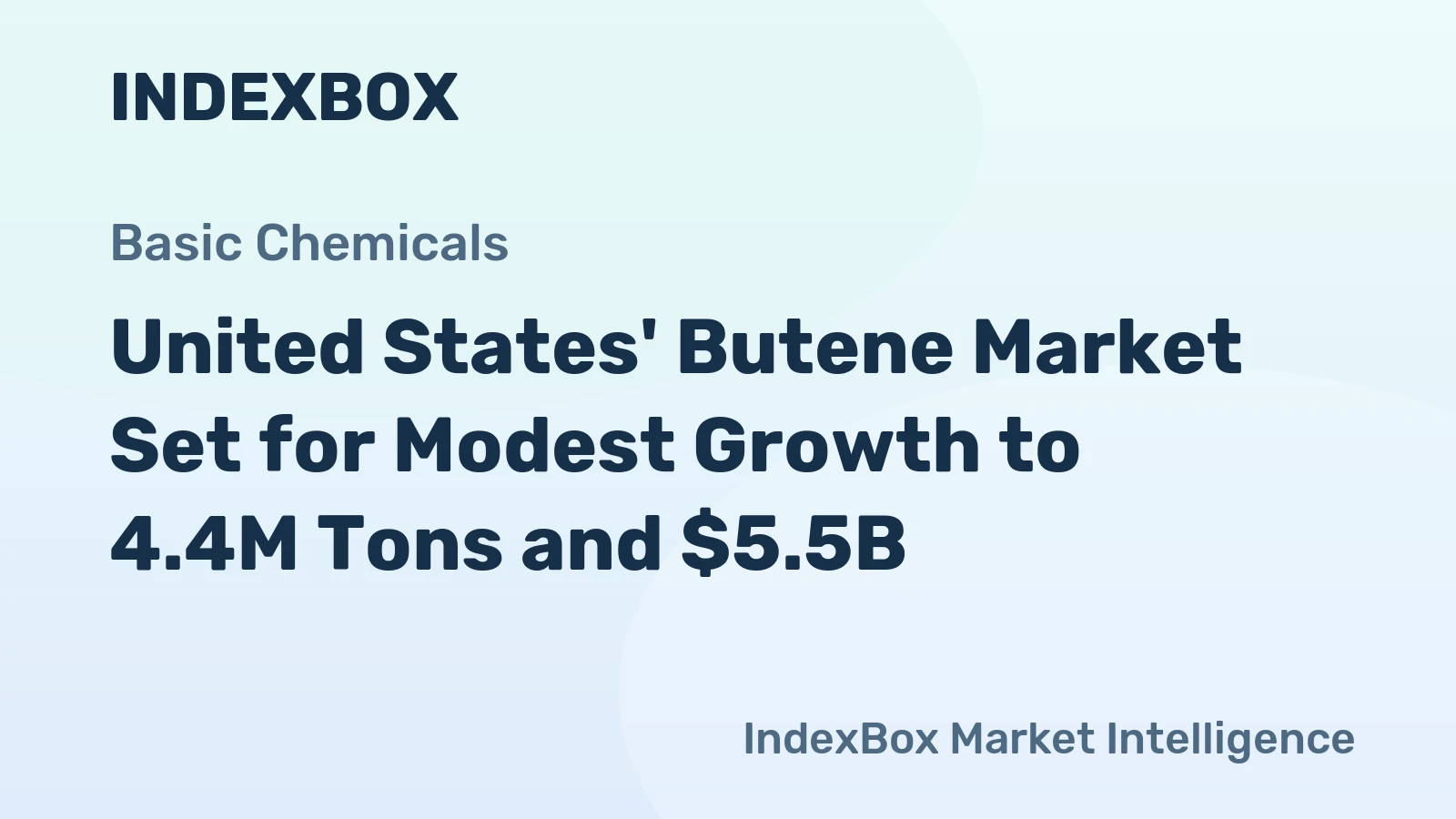 United States' Butene Market Set for Modest Growth to 4.4M Tons and $5.5B