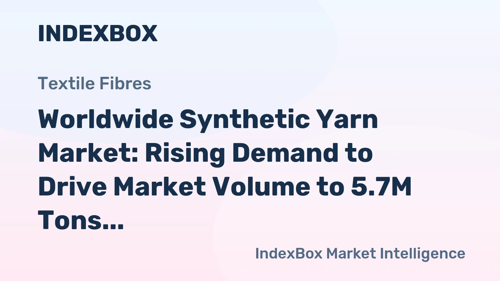 Worldwide Synthetic Yarn Market: Rising Demand to Drive Market Volume to 5.7M Tons and Value to $22B by 2035
