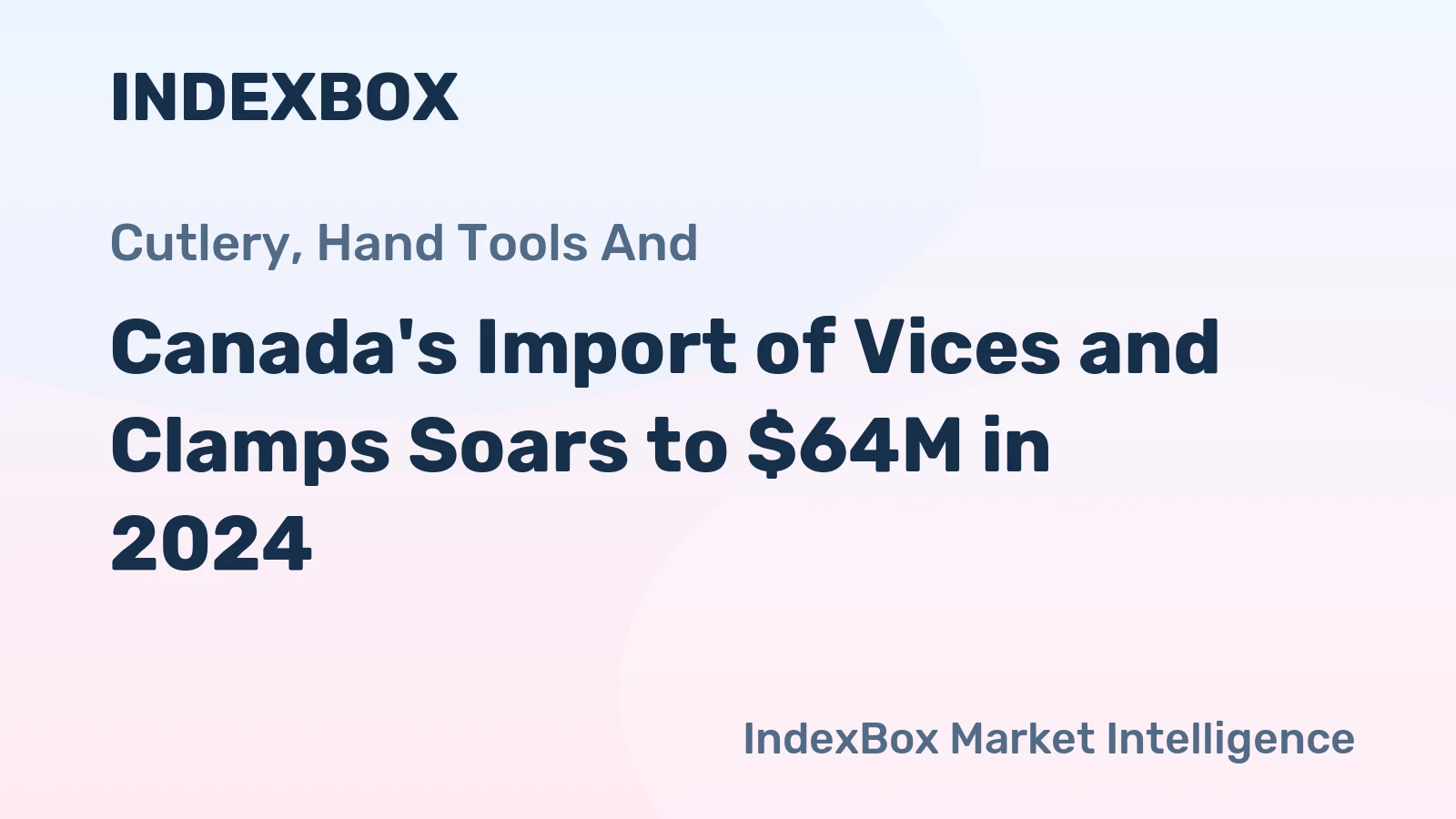 Canada's Import of Vices and Clamps Soars to $64M in 2024