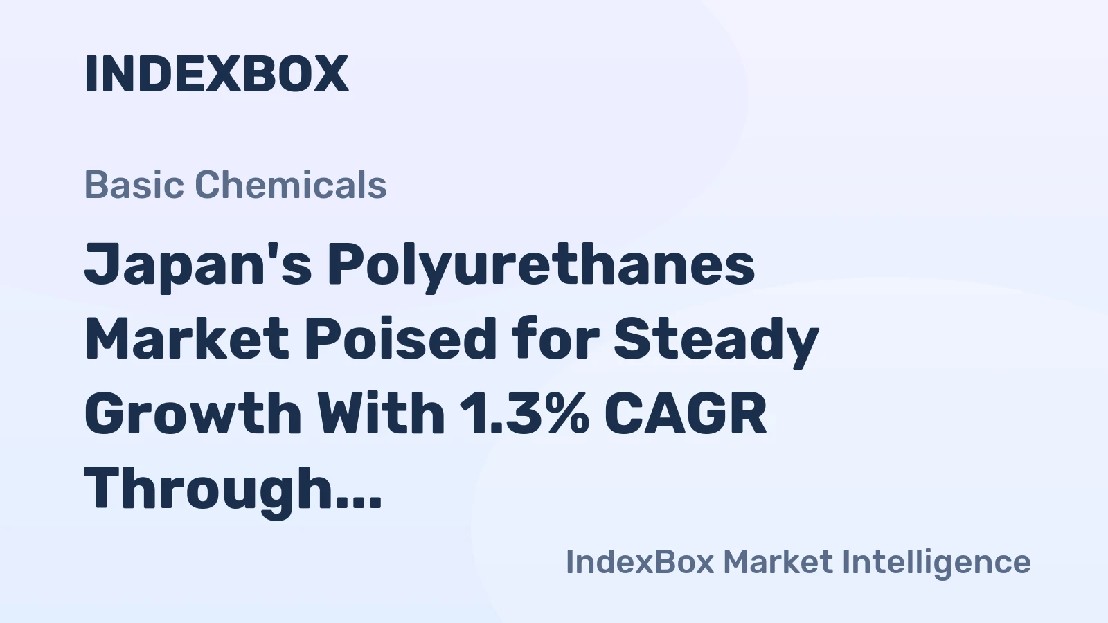 Japan's Polyurethanes Market Poised for Steady Growth With 1.3% CAGR Through 2035