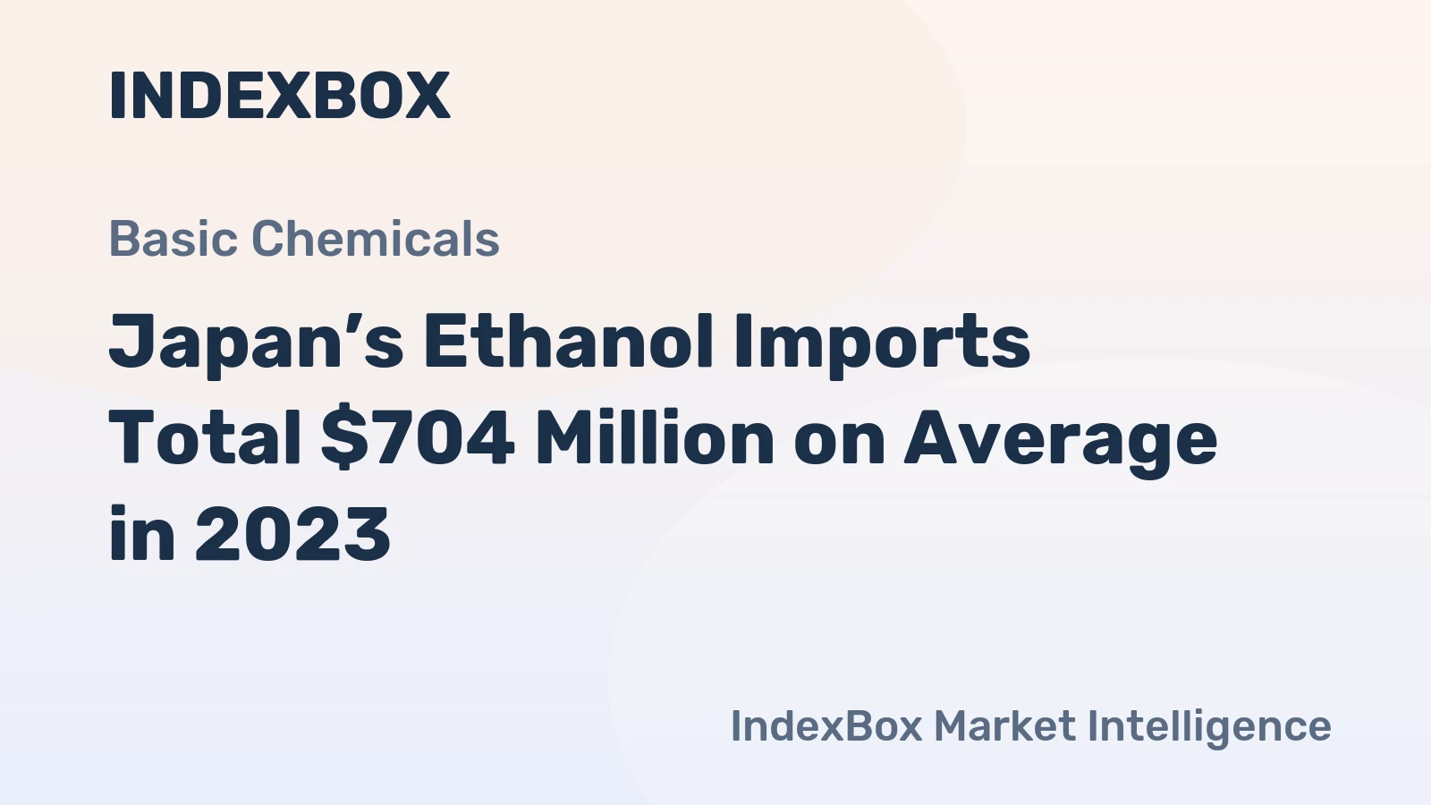 Japan’s Ethanol Imports Total $704 Million on Average in 2023