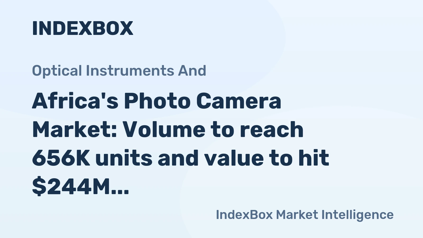 Africa's Photo Camera Market: Volume to reach 656K units and value to hit $244M by 2035