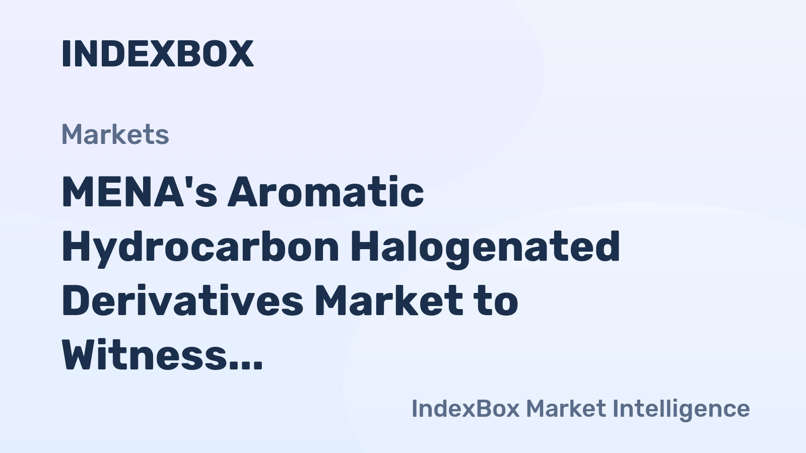 MENA's Aromatic Hydrocarbon Halogenated Derivatives Market to Witness Moderate Growth with 1.1% CAGR by 2035