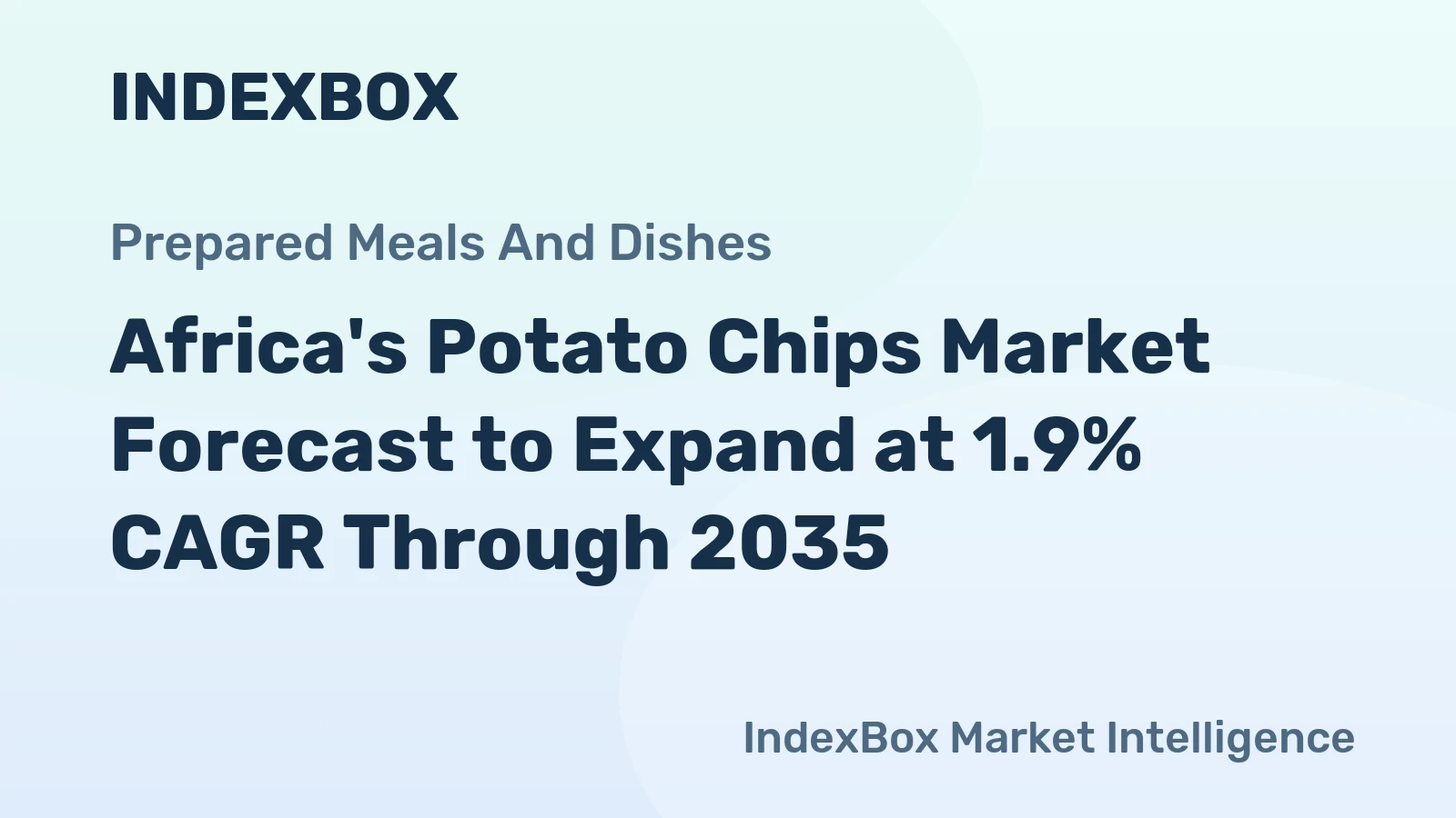 Africa's Potato Chips Market Forecast to Expand at 1.9% CAGR Through 2035