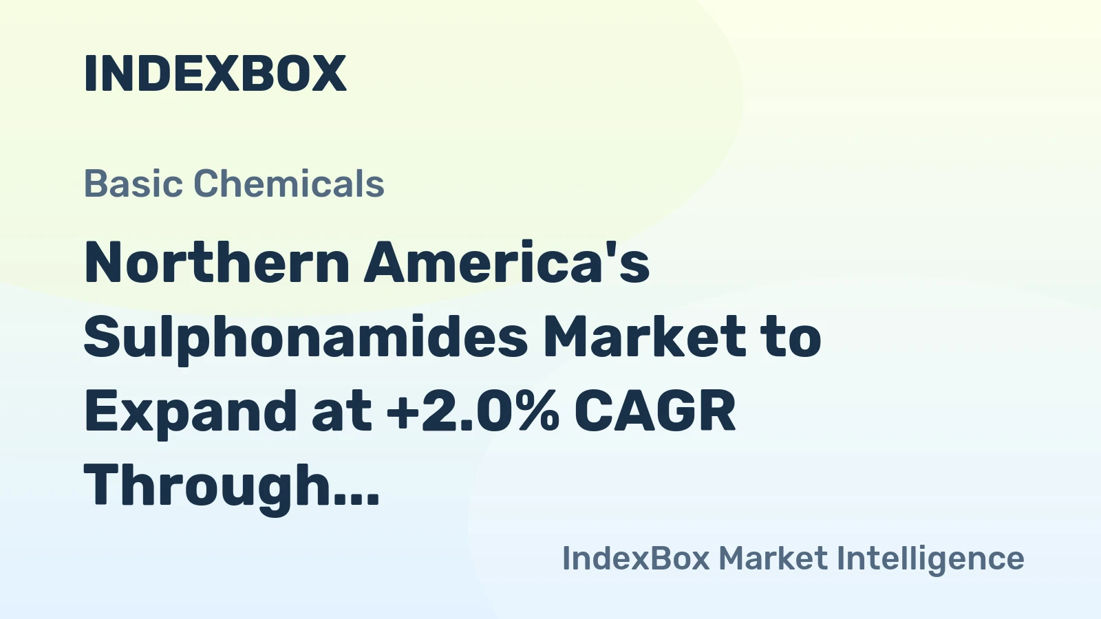 Northern America's Sulphonamides Market to Expand at +2.0% CAGR Through 2035