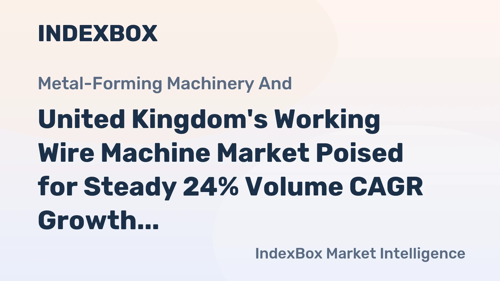 United Kingdom's Working Wire Machine Market Poised for Steady 24% Volume CAGR Growth Through 2035