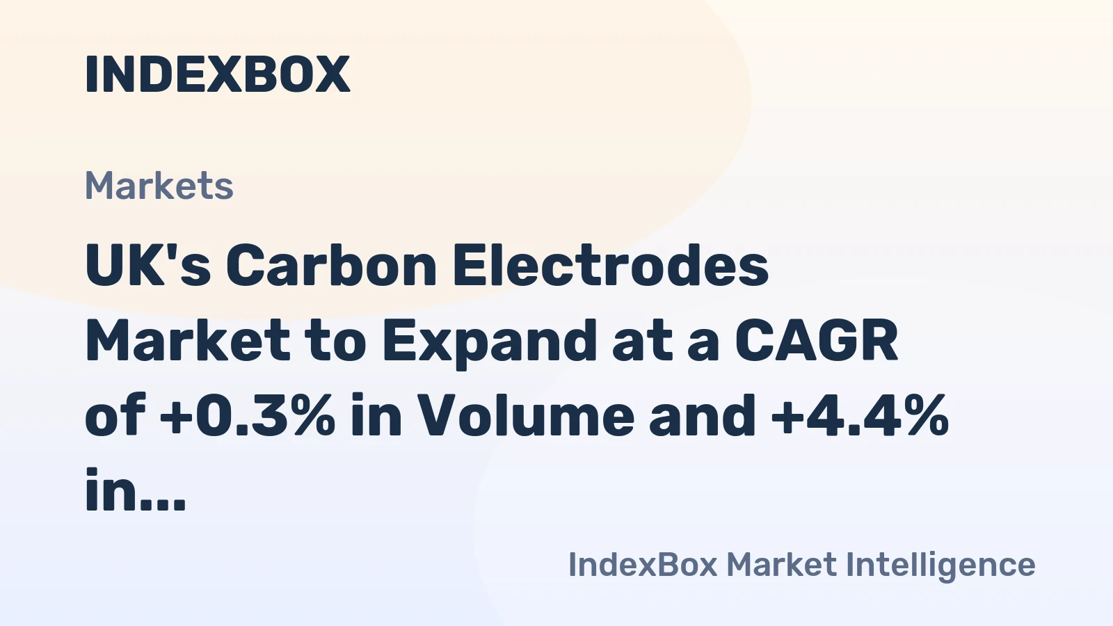 UK's Carbon Electrodes Market to Expand at a CAGR of +0.3% in Volume and +4.4% in Value from 2024 to 2035