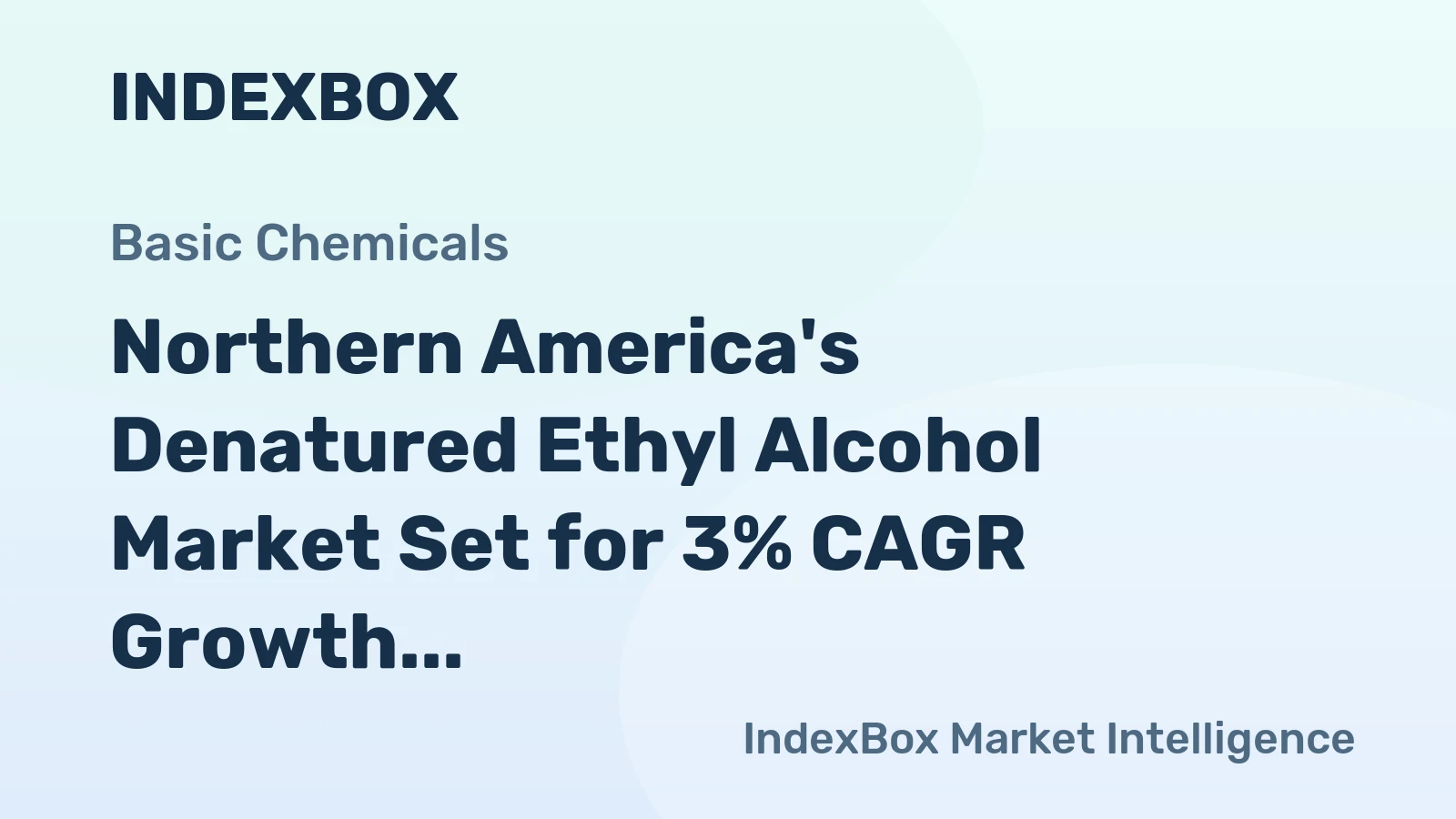 Northern America's Denatured Ethyl Alcohol Market Set for 3% CAGR Growth Through 2035
