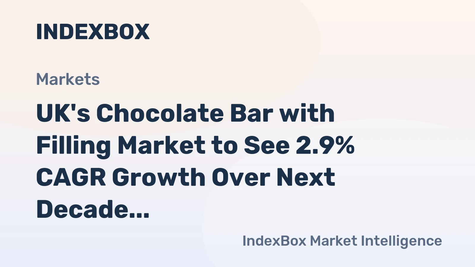 UK's Chocolate Bar with Filling Market to See 2.9% CAGR Growth Over Next Decade