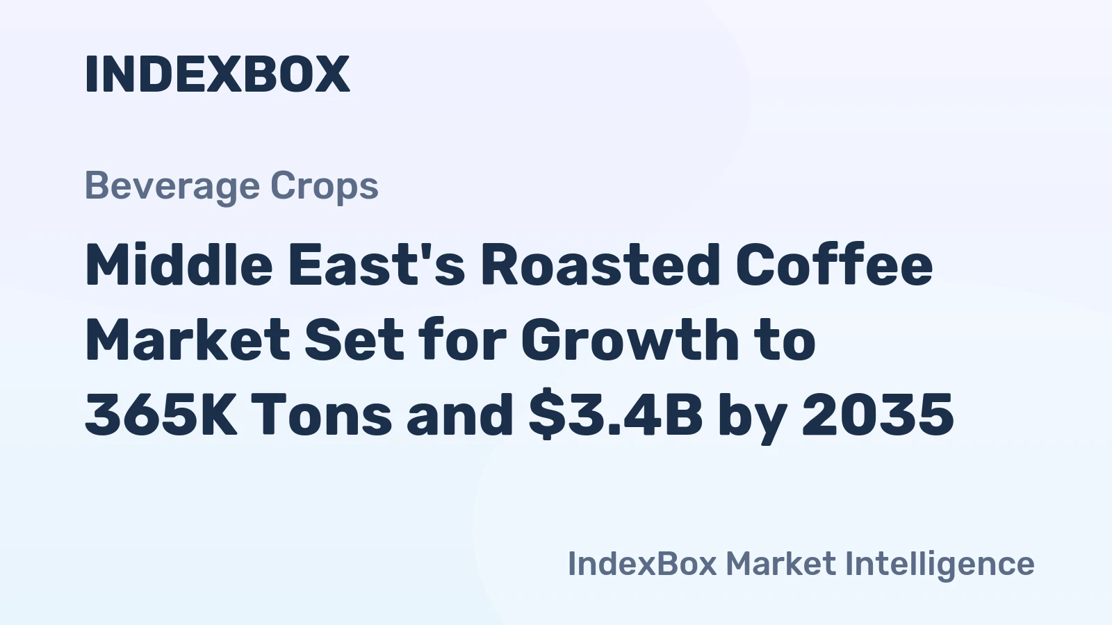 Middle East's Roasted Coffee Market Set for Growth to 365K Tons and $3.4B by 2035