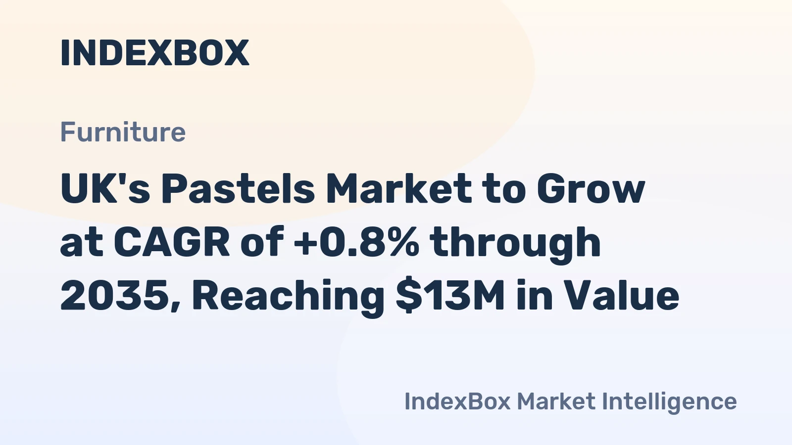UK's Pastels Market to Grow at CAGR of +0.8% through 2035, Reaching $13M in Value