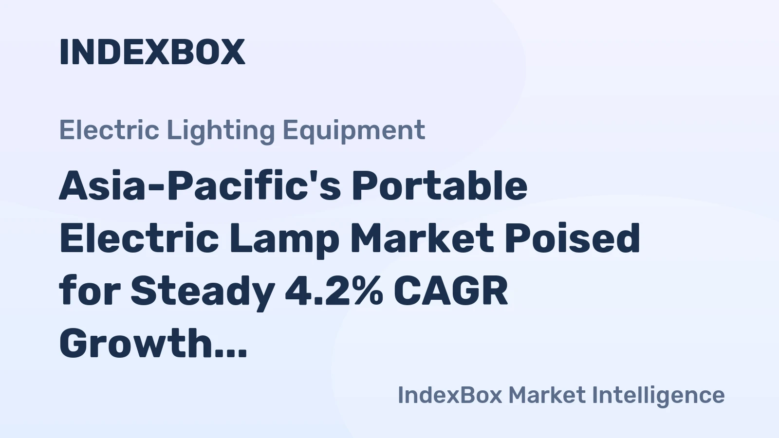 Asia-Pacific's Portable Electric Lamp Market Poised for Steady 4.2% CAGR Growth