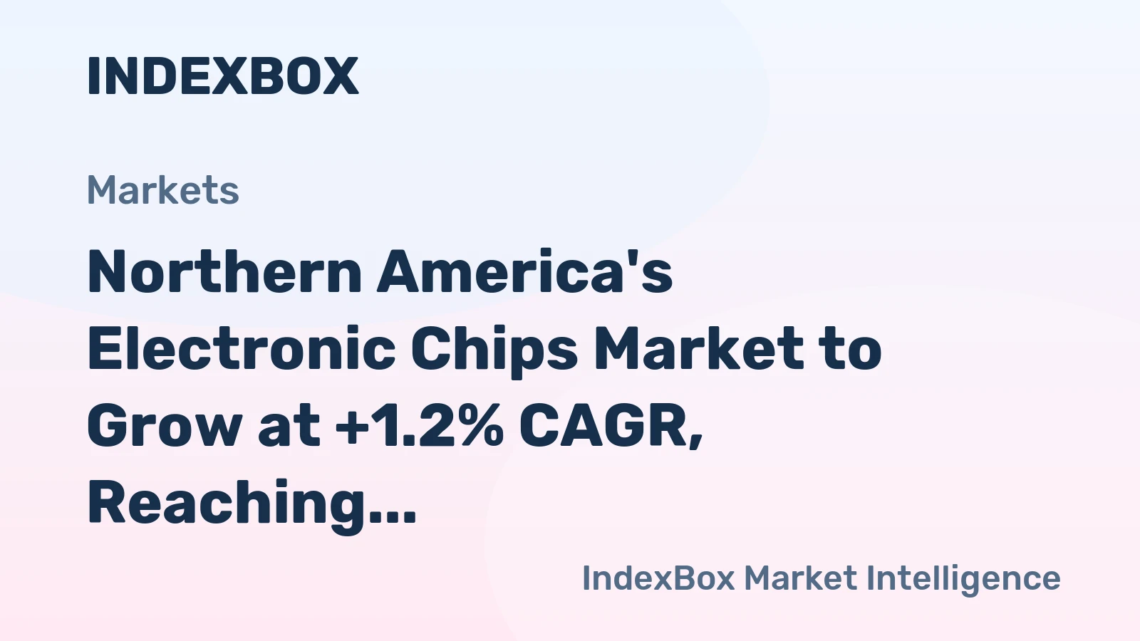 Northern America's Electronic Chips Market to Grow at +1.2% CAGR, Reaching $49.5B by 2035