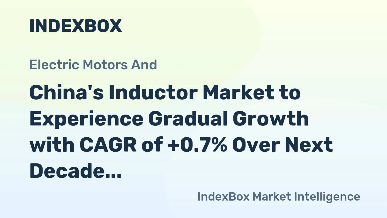 China's Inductor Market to Experience Gradual Growth with CAGR of +0.7% Over Next Decade
