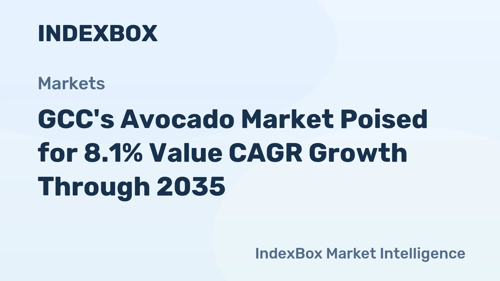 GCC's Avocado Market Poised for 8.1% Value CAGR Growth Through 2035