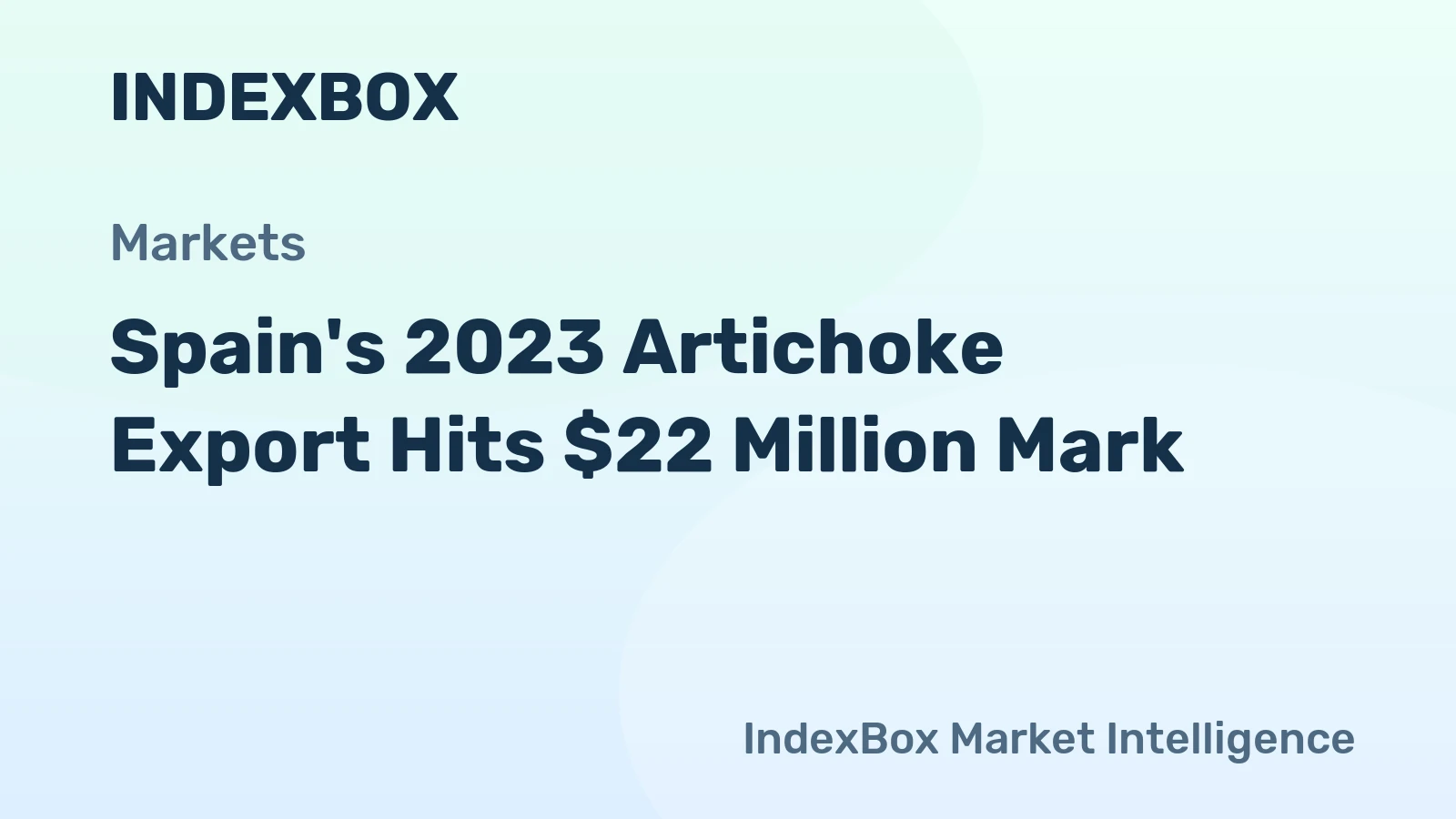 Spain's 2023 Artichoke Export Hits $22 Million Mark