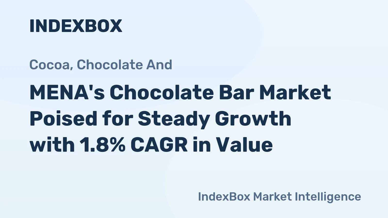MENA's Chocolate Bar Market Poised for Steady Growth with 1.8% CAGR in Value