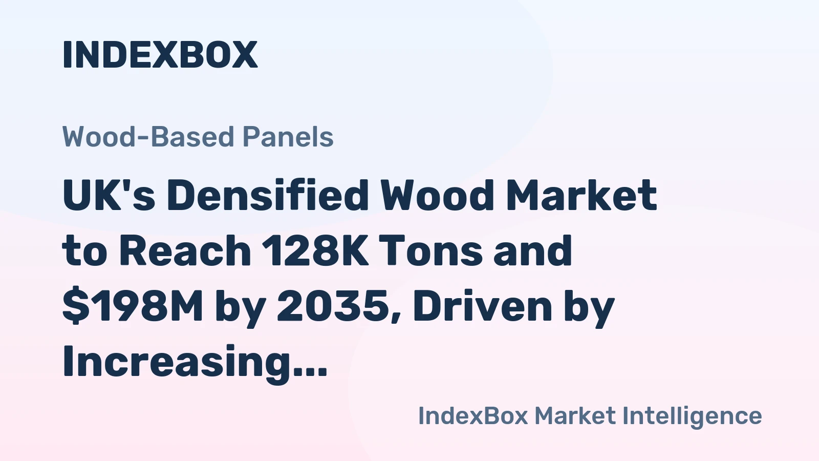 UK's Densified Wood Market to Reach 128K Tons and $198M by 2035, Driven by Increasing Demand
