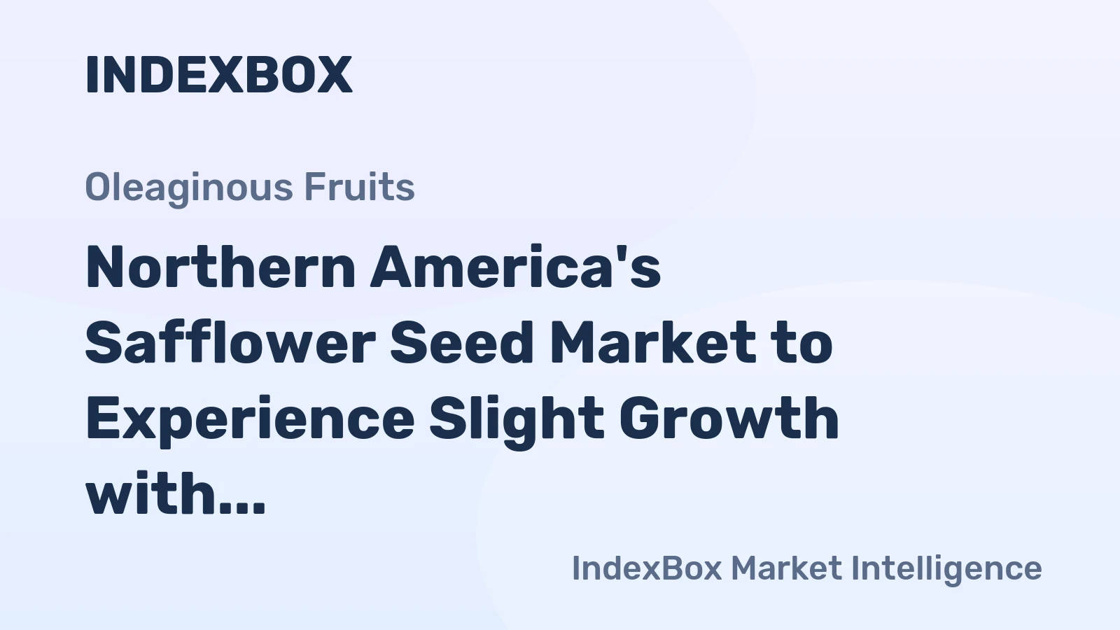 Northern America's Safflower Seed Market to Experience Slight Growth with +0.2% CAGR from 2024 to 2035