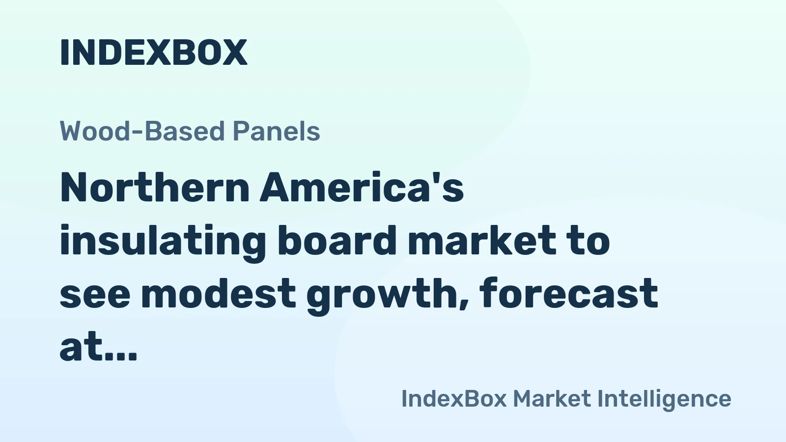 Northern America's insulating board market to see modest growth, forecast at a +0.5% CAGR in value terms, reaching $1.2B by 2035.