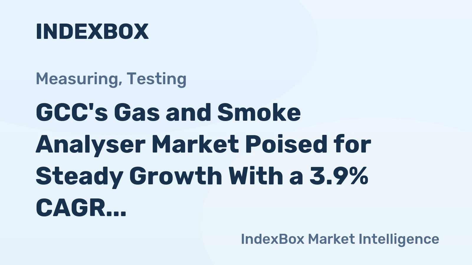 GCC's Gas and Smoke Analyser Market Poised for Steady Growth With a 3.9% CAGR in Value Through 2035