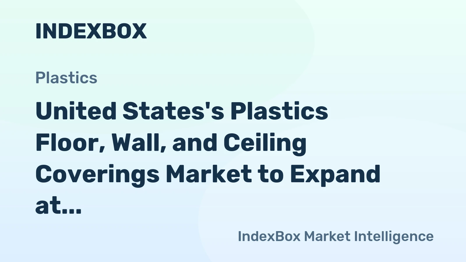 United States's Plastics Floor, Wall, and Ceiling Coverings Market to Expand at a Modest CAGR of +0.2% from 2024 to 2035