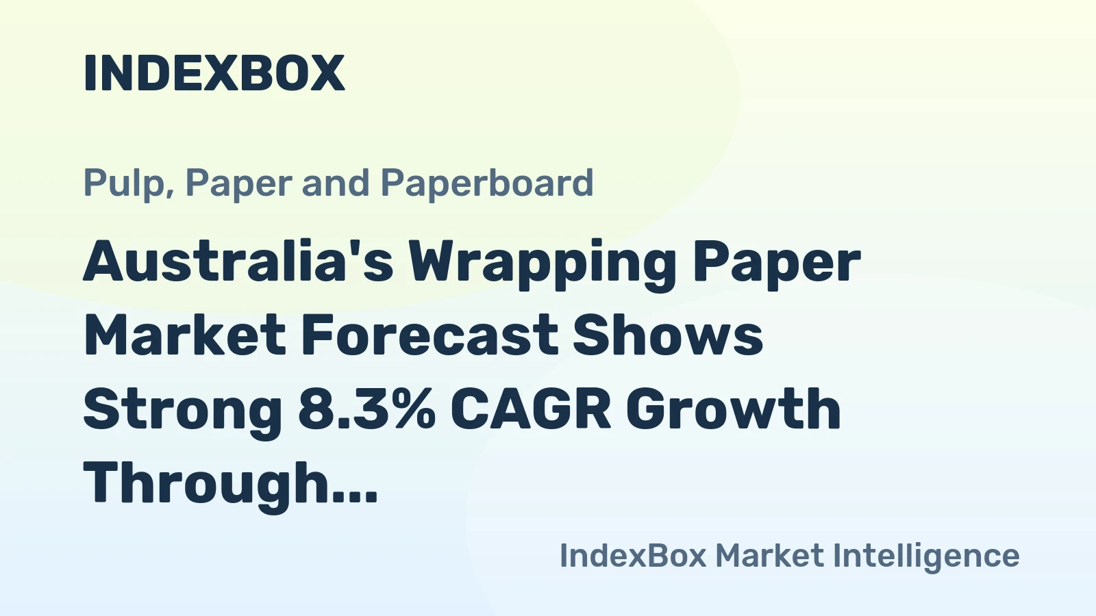 Australia's Wrapping Paper Market Forecast Shows Strong 8.3% CAGR Growth Through 2035