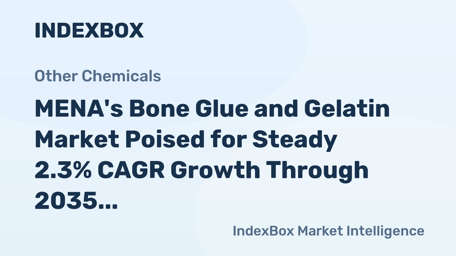 MENA's Bone Glue and Gelatin Market Poised for Steady 2.3% CAGR Growth Through 2035