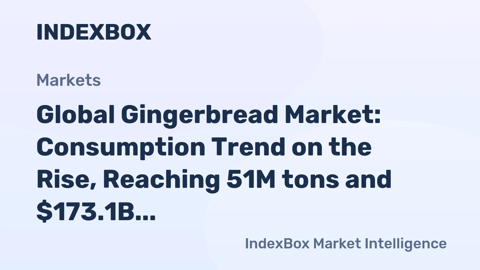Global Gingerbread Market: Consumption Trend on the Rise, Reaching 51M tons and $173.1B in Value by 2035