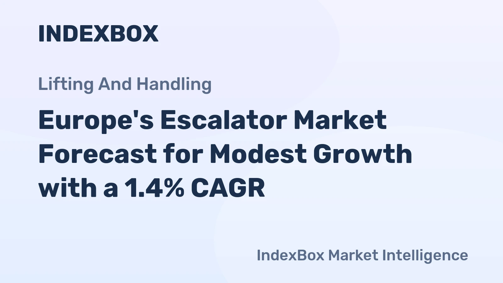 Europe's Escalator Market Forecast for Modest Growth with a 1.4% CAGR
