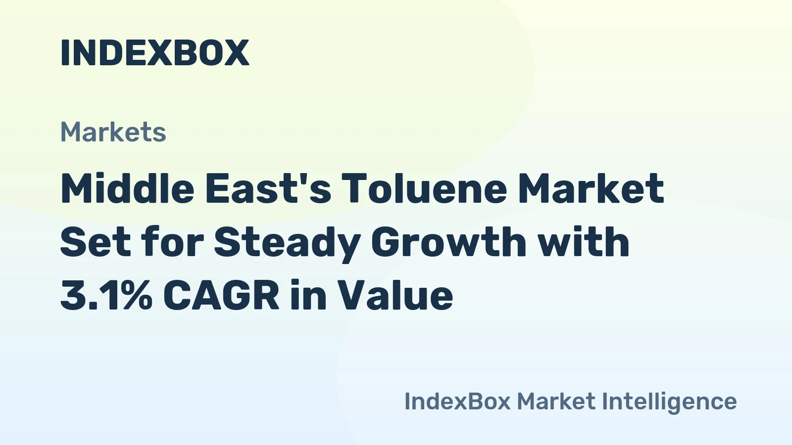 Middle East's Toluene Market Set for Steady Growth with 3.1% CAGR in Value