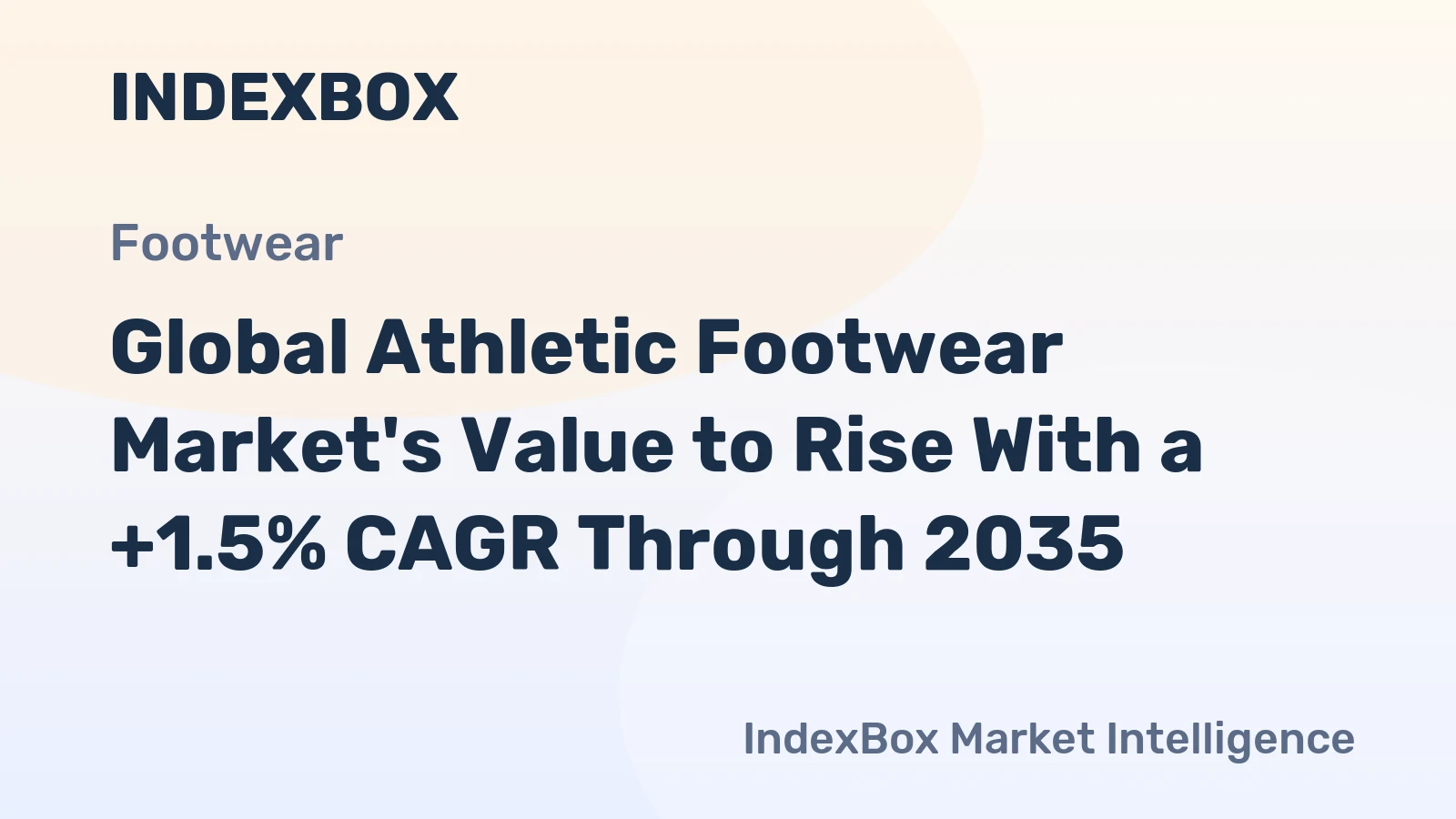 Global Athletic Footwear Market's Value to Rise With a +1.5% CAGR Through 2035