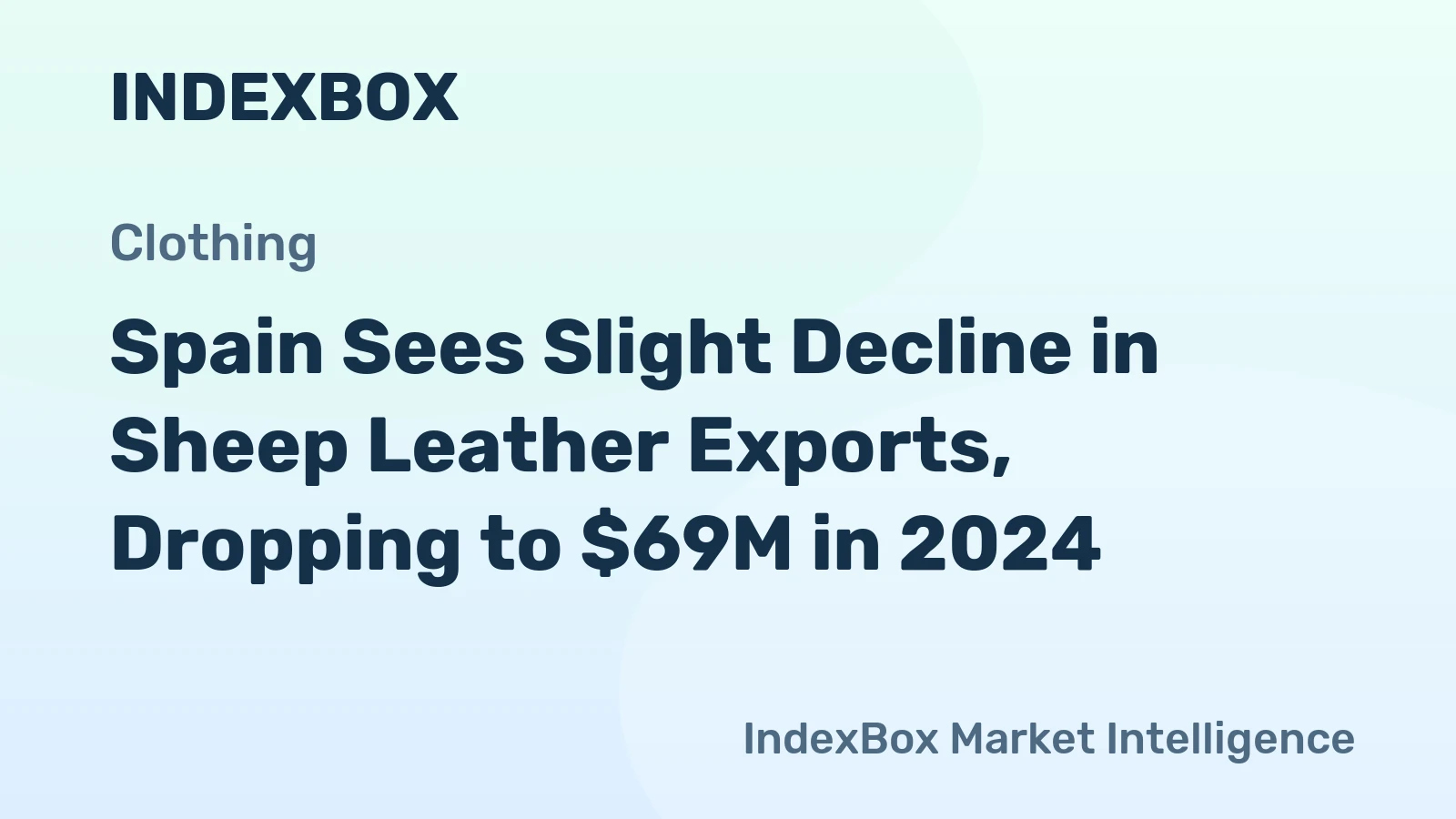 Spain Sees Slight Decline in Sheep Leather Exports, Dropping to $69M in 2024