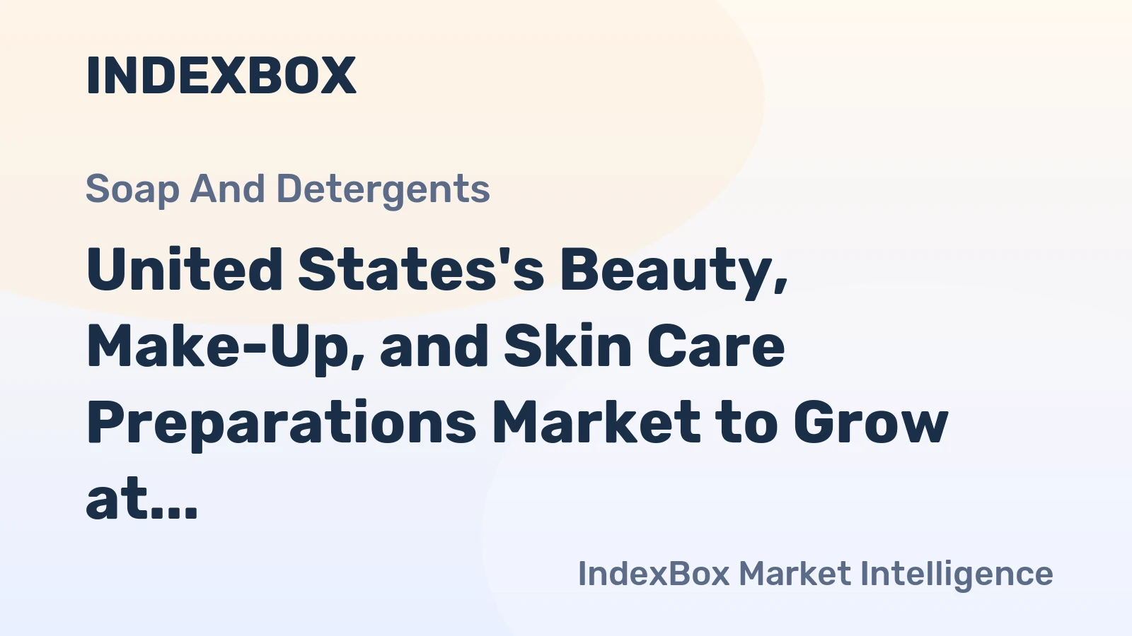 United States's Beauty, Make-Up, and Skin Care Preparations Market to Grow at a CAGR of +0.3% from 2024 to 2035