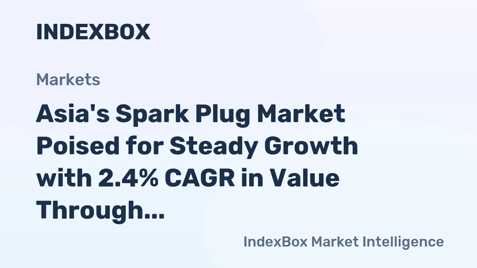 Asia's Spark Plug Market Poised for Steady Growth with 2.4% CAGR in Value Through 2035