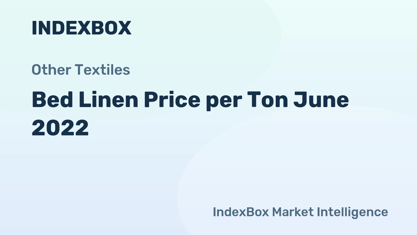 Bed Linen Price per Ton June 2022